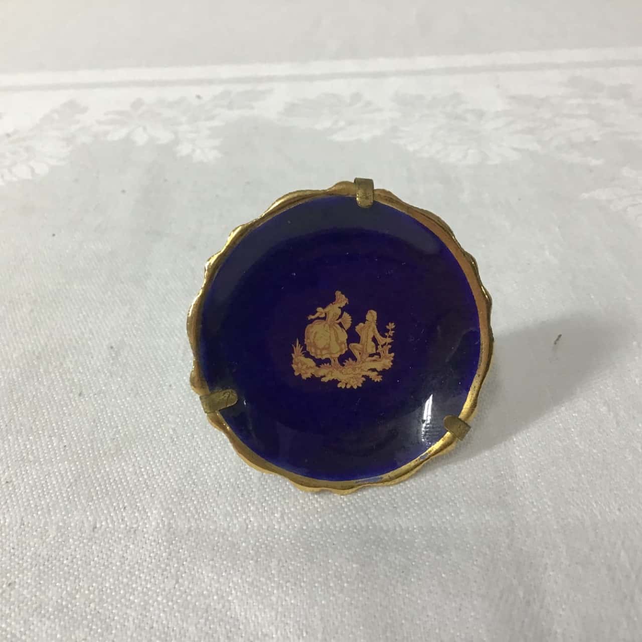 Limoges France Collection of Miniature Cobalt Blue / Gold Porcelain ...