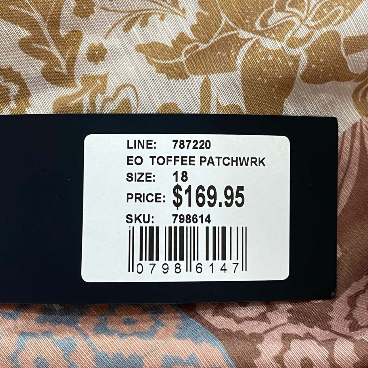 Portmans Floral Patchwork Patterned Shirt Dress Size 18