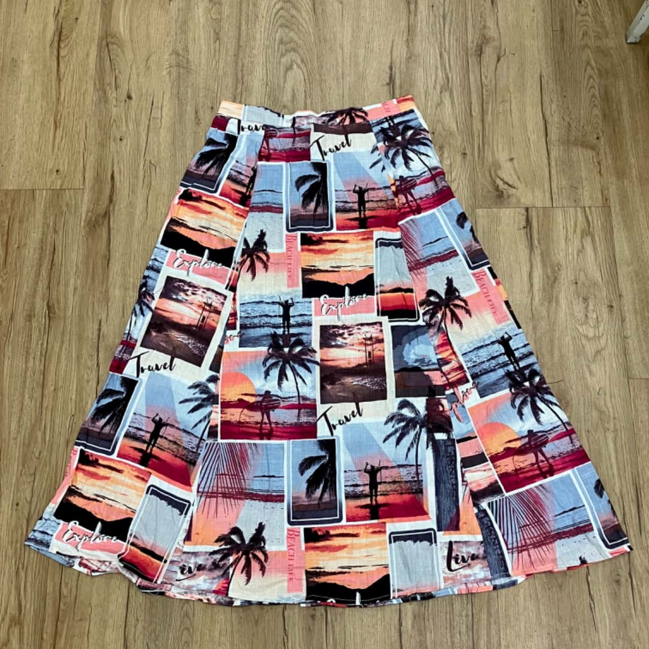 Dotti Button Through Linen/Viscose Skirt Size 12 BNWT(s)