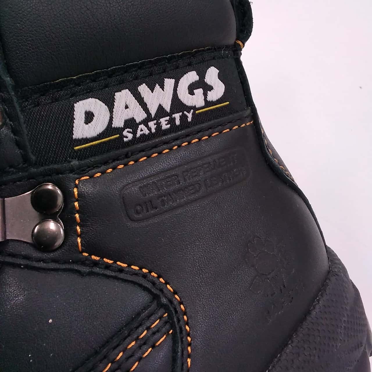 DAWGS SAFETY Uni EU 37 Black Steel Toe Cap Boots (885)(s)