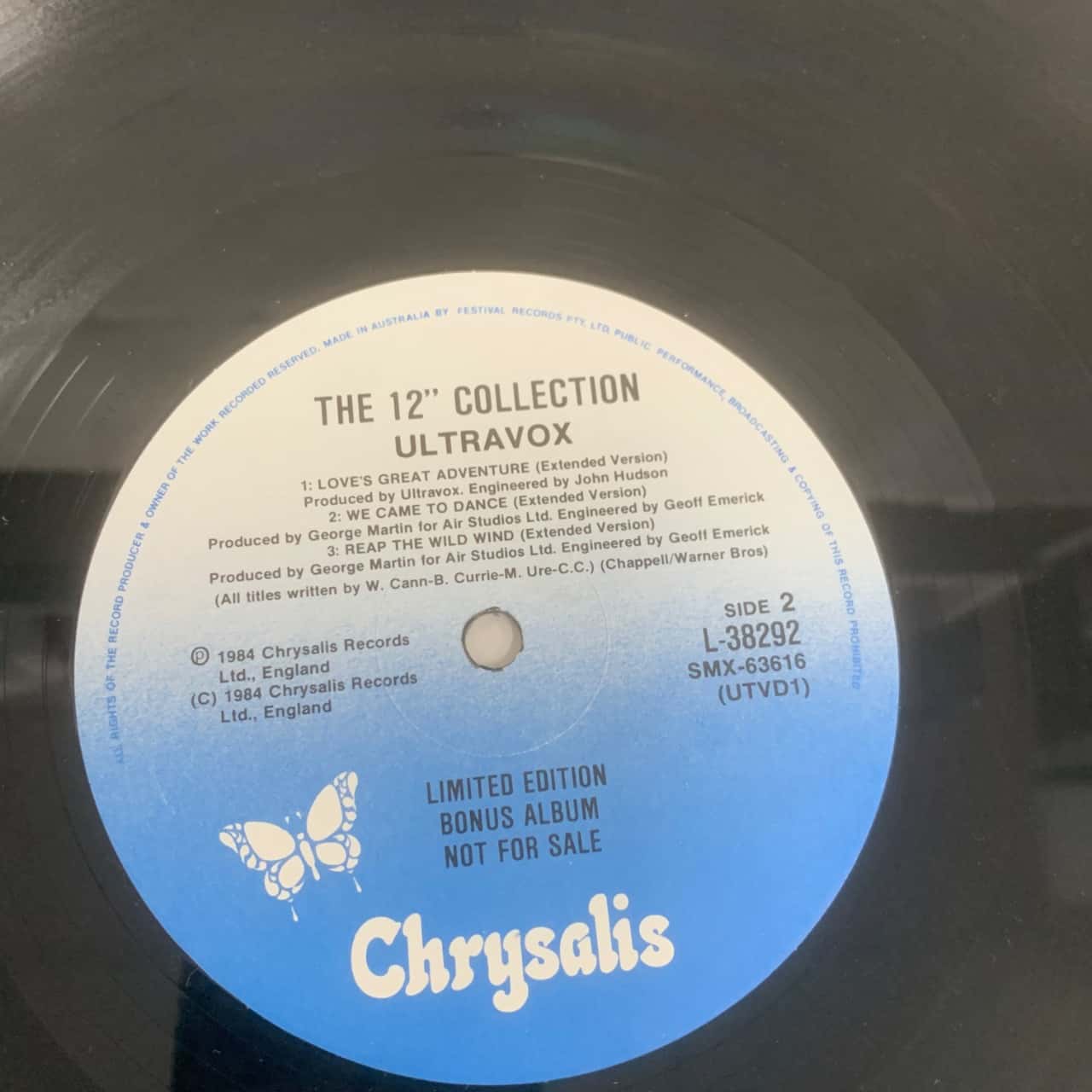 ULTRAVOX - “The Collection” Vinyl Records