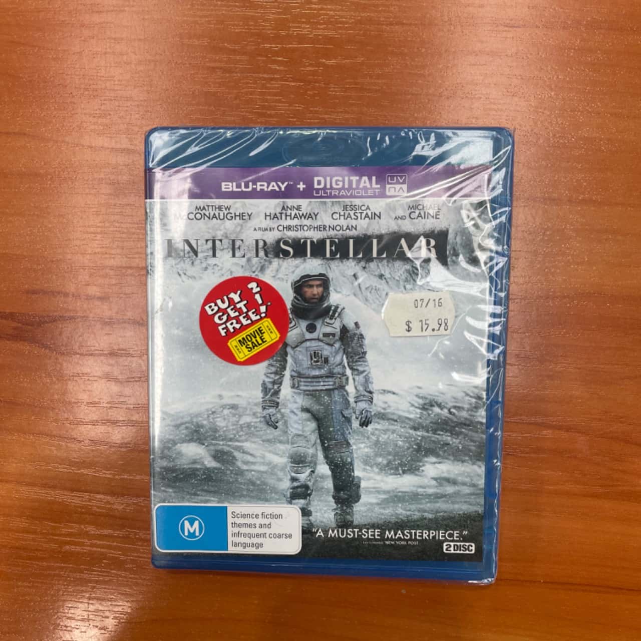 Interstellar Blu Ray NEW(s)