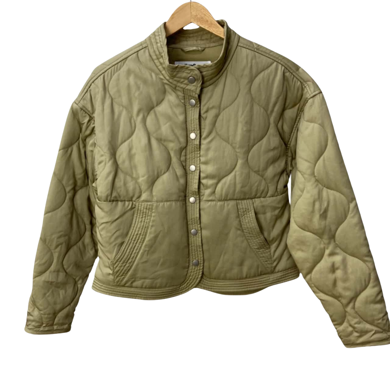 Milk & Honey Womens Size 10 Winter Jacket Khaki (s)