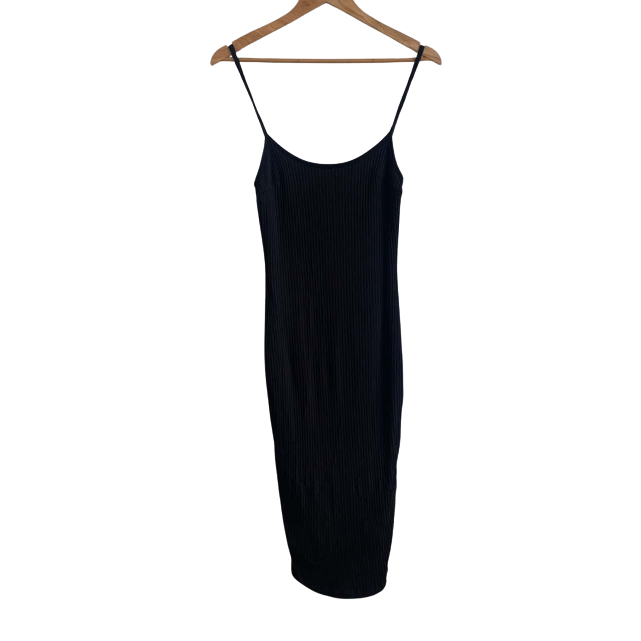 Kookai Size 2 Black Bodycon Dress (s)
