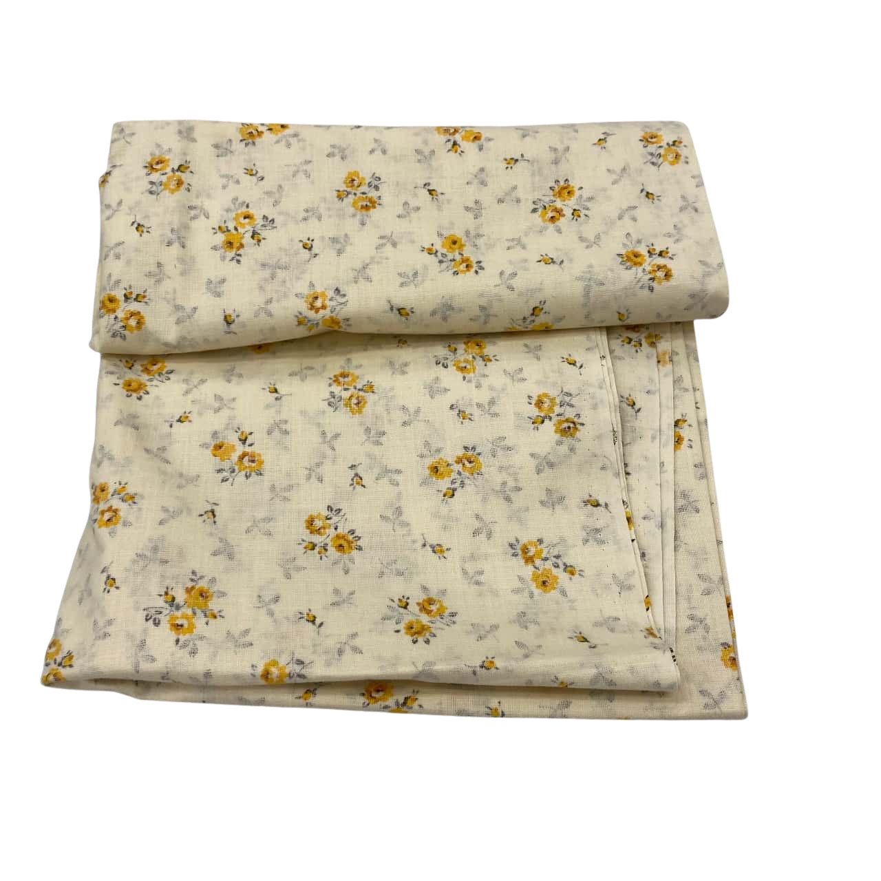Cotton Mix Cream Floral Fabric 86 x 200 cm Fab4(s) - New Without Tags ...