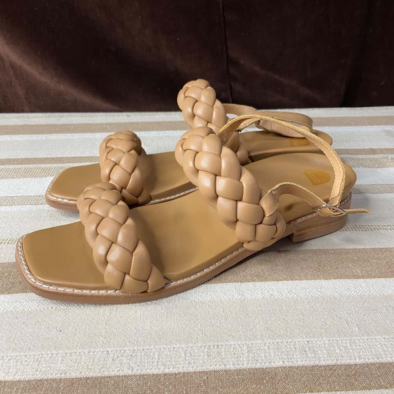 Bared Footwear Tan Leather Jaeger Sandal Size 40 Brown