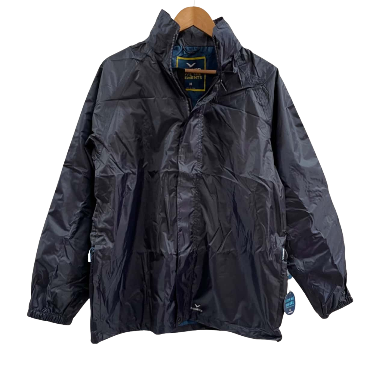 RainBird Stowaway Size M Raincoat Navy Blue (s)