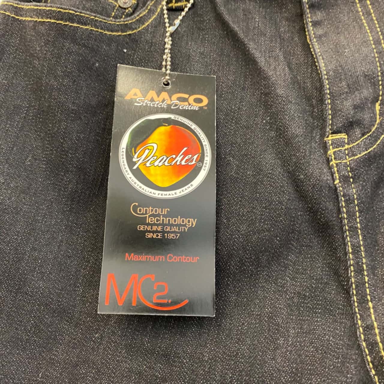 Armco Peaches Womens Jeans Size 12 Slim Fit Navy Blue (s) - New With ...