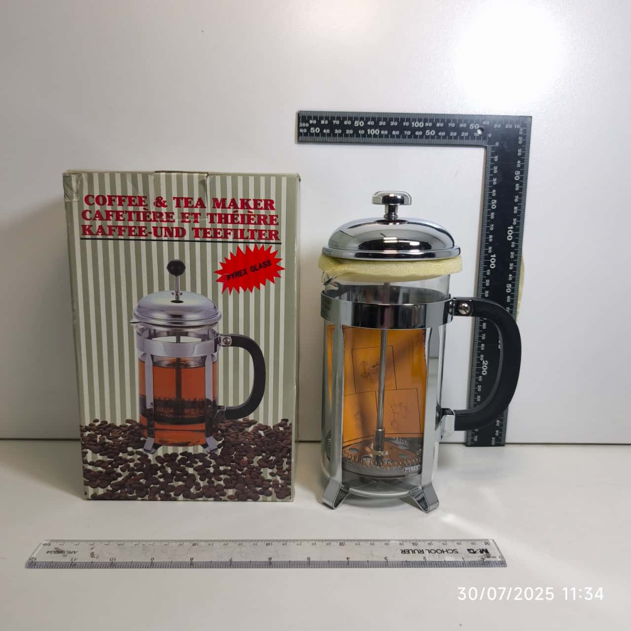 Coffee Tea Marker Vintage As New Pyrex (s)