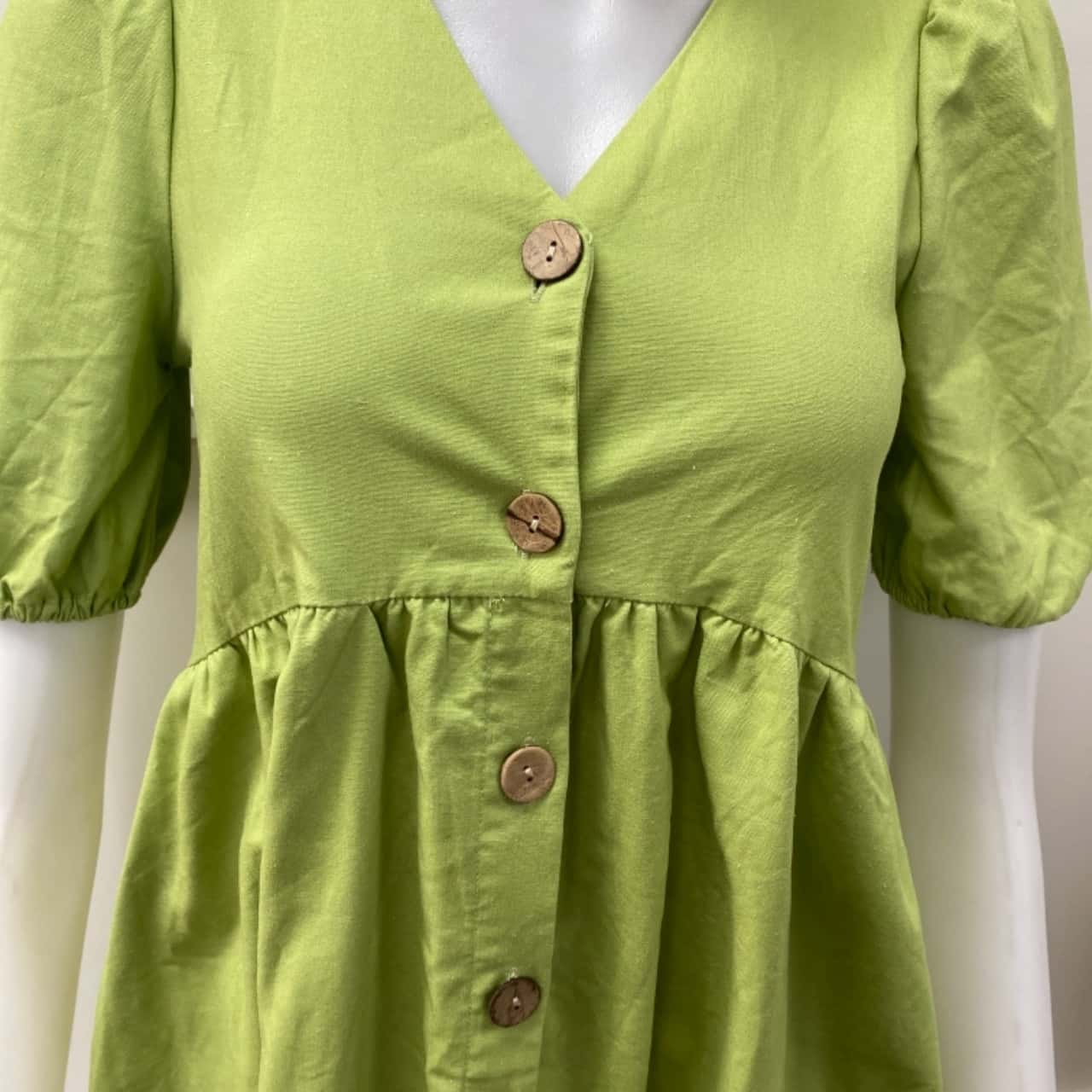 Minx & Moss Womens Size 8 Midi Dress Green