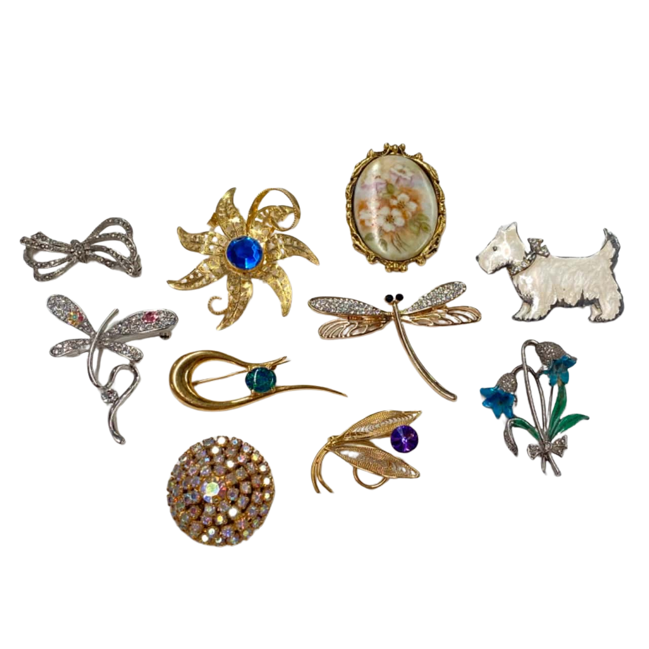 10 Women's Statement Brooches(s)