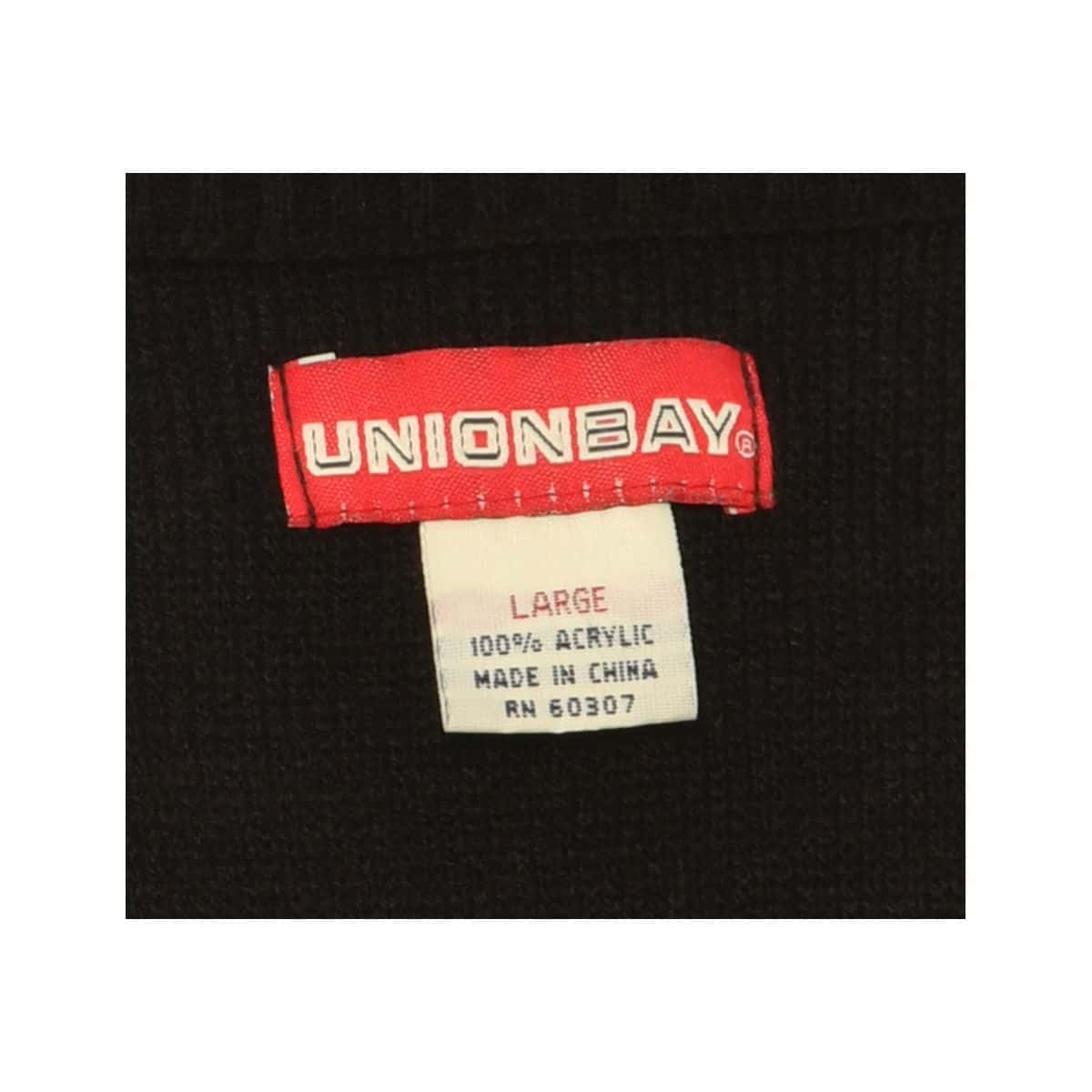 UnionBay Womens Size XL Knit Jumper Black (s)