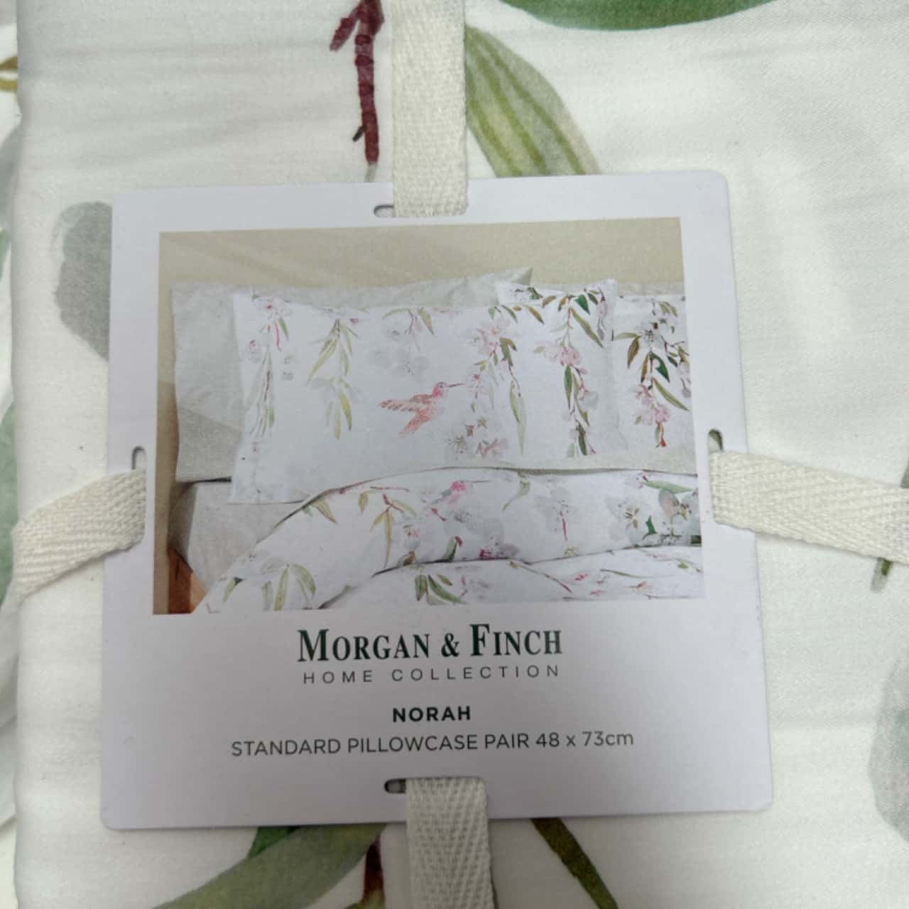 NEW - Morgan & Finch Nora King Quilt cover and matching standard pillow ...