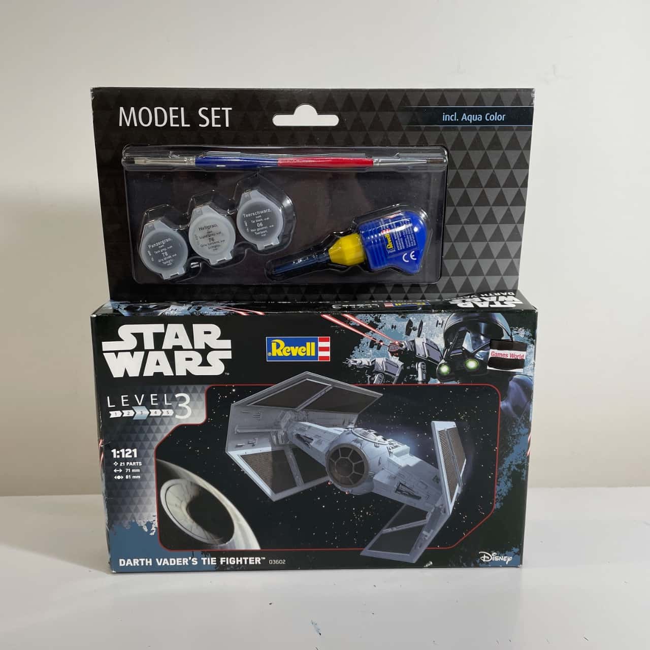 Revell Star Wars Model Sets x2: ‘Milennium Falcon’ & ‘Darth Vader’s Tie ...