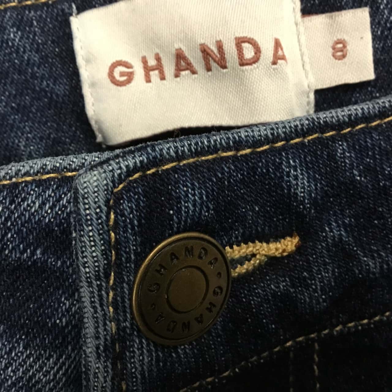 Ghanda Blue Flare Jeans Size 8(s)