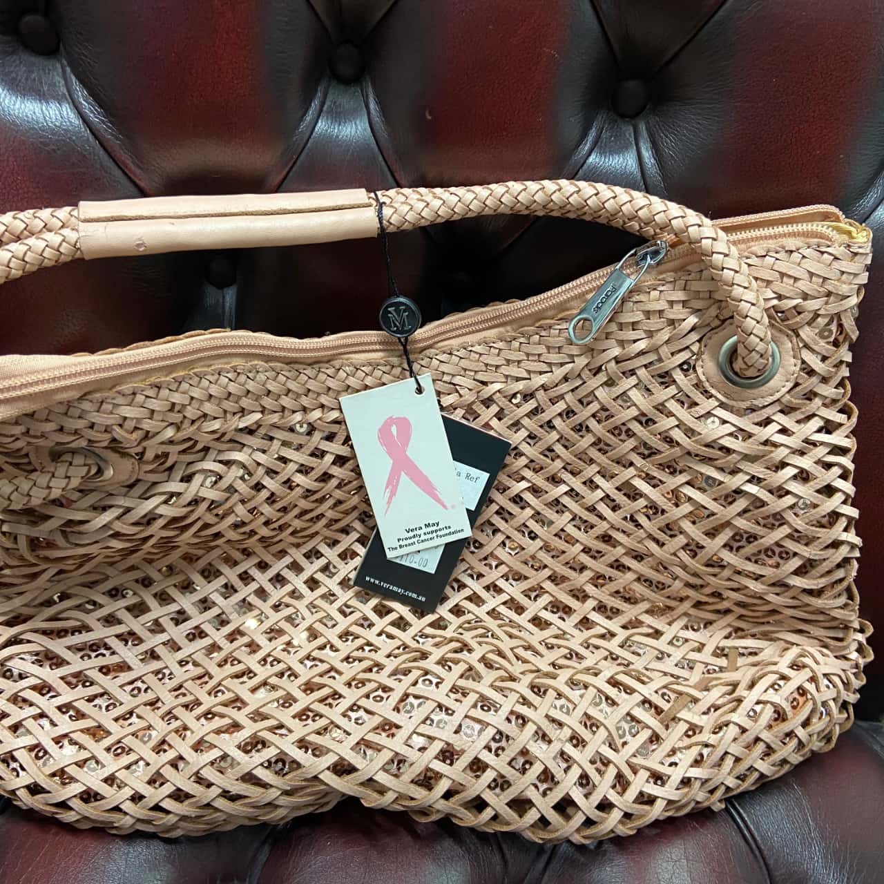 Vera May Womens Shoulder Bag Pink Kila Ref (s)