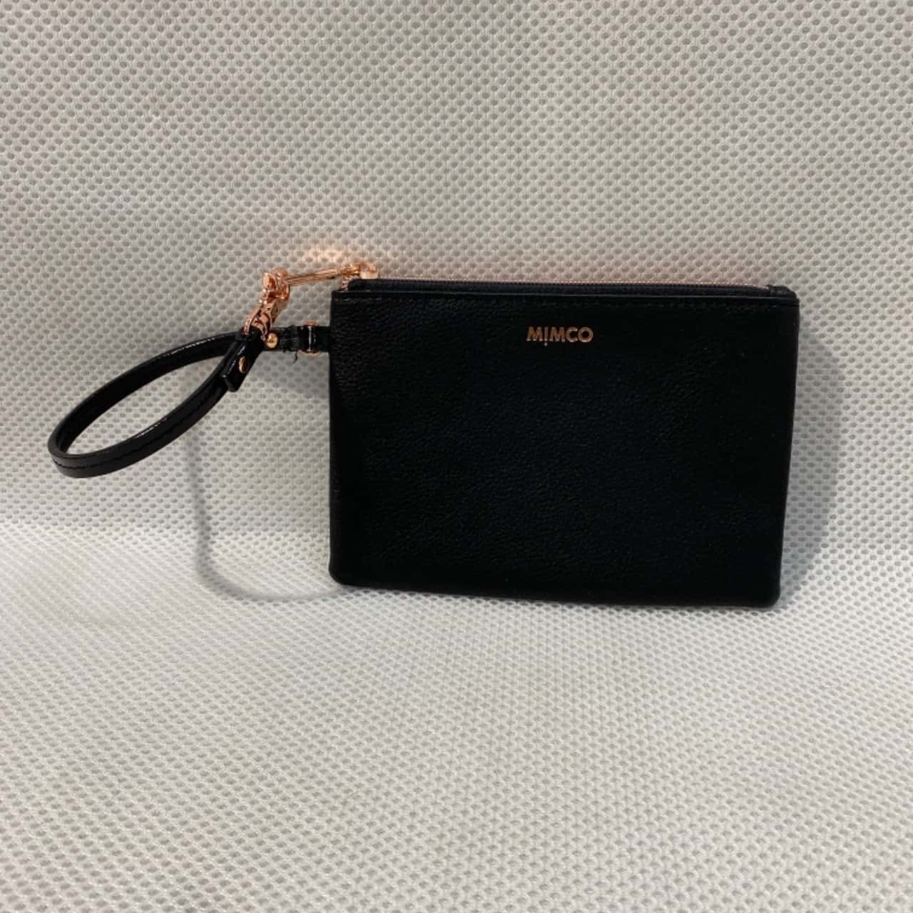 Mimco Womens Purse Black and Rose Gold(18X13cm)(s)
