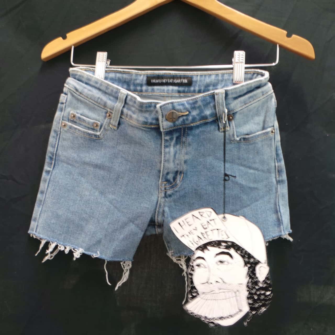 REDUCED! I Heard They Eat Cigarettes Denim Shorts Size 6(s)