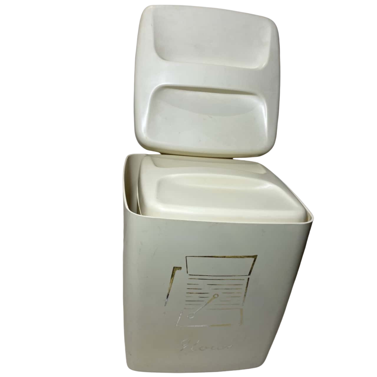 Retro Vintage Nally Ware Kitchen Canister Set Of 5(s)