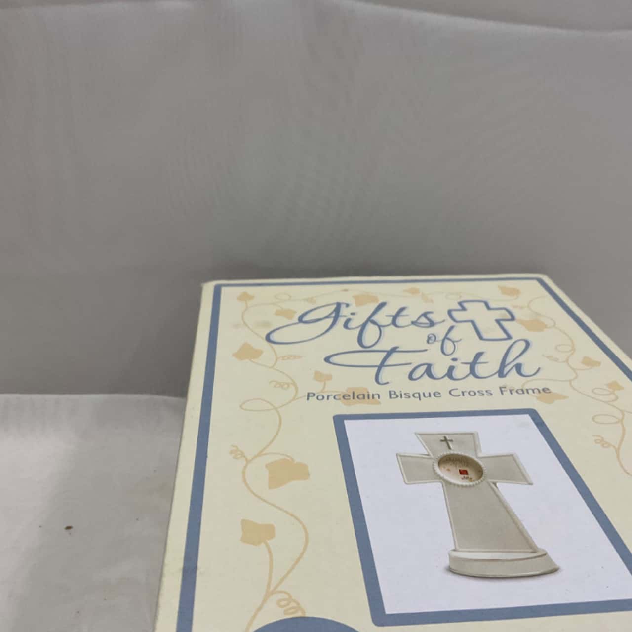 Russ Make Someone Happy Gifts of Faith Porcelain Bisque Cross Frame 210x140