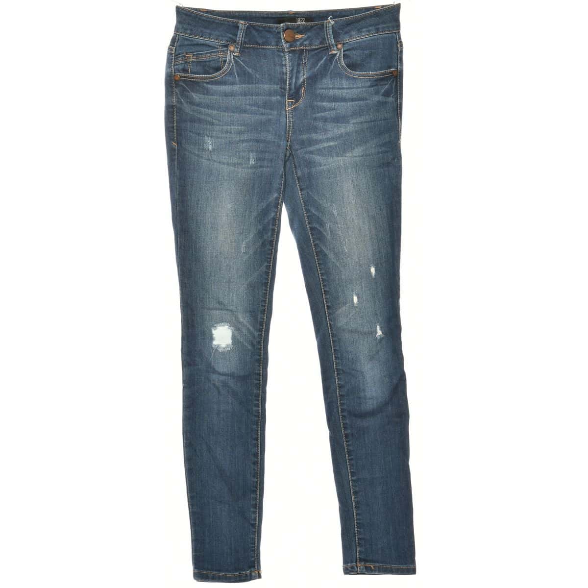 1822 Womens Size 26 Skinny Jeans Blue (s)