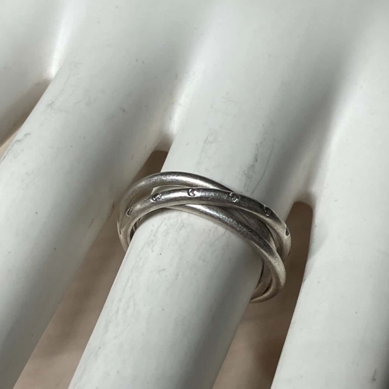 Silver 925 Interlock Ring (s)