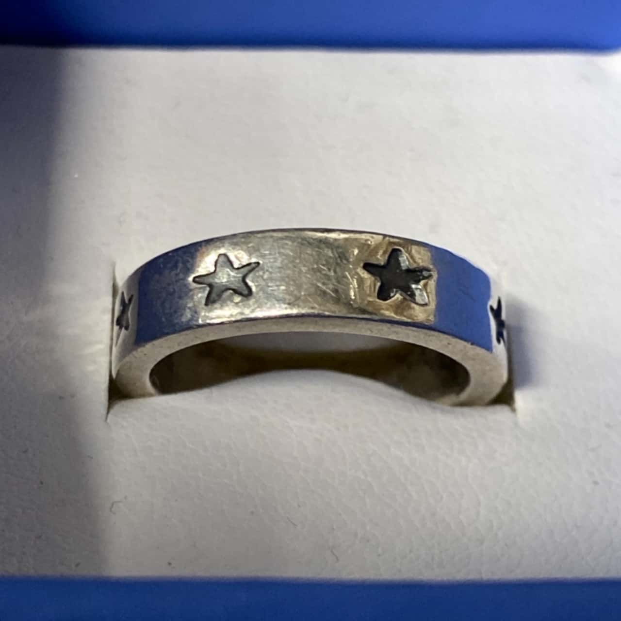 Sterling silver solid ring made in Mexico (s)