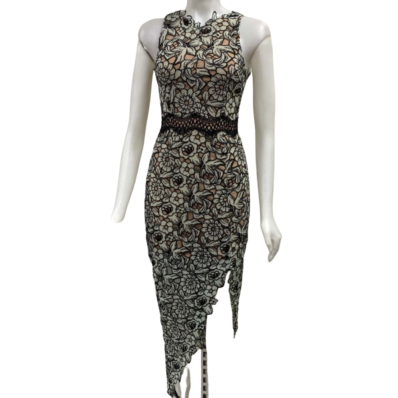 Elliatt Womens Size XS Maxi Dress Black / Brown / White