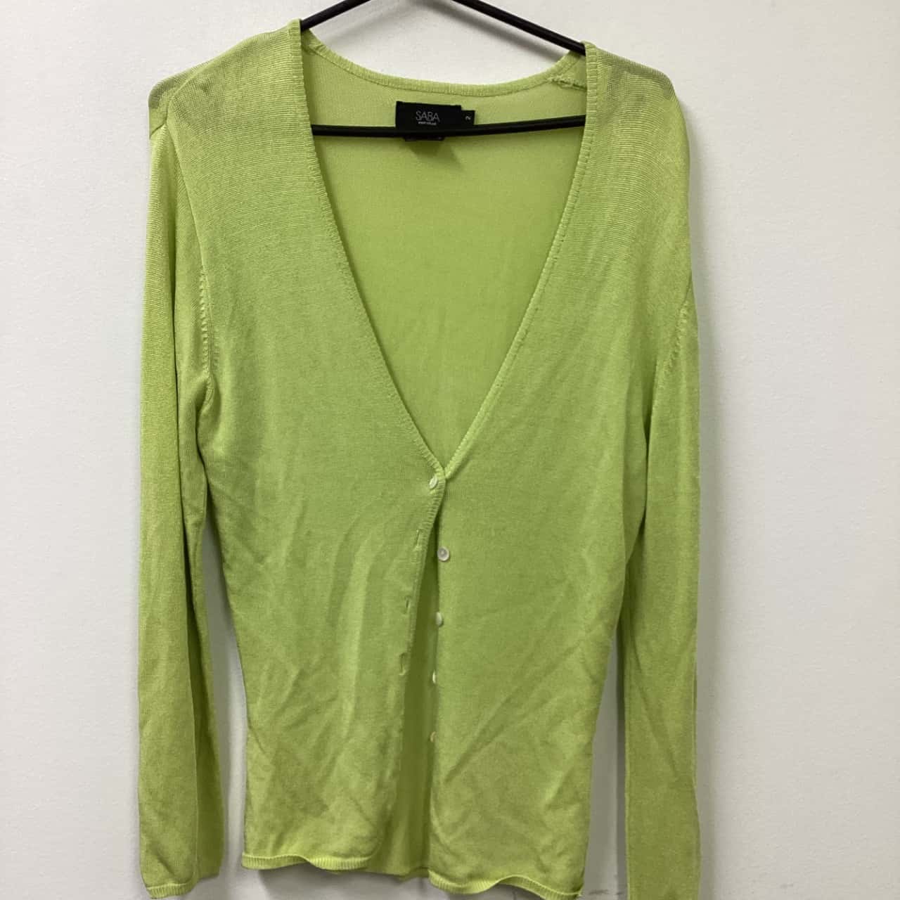 SABA Womens Size 2 Cardigans Green