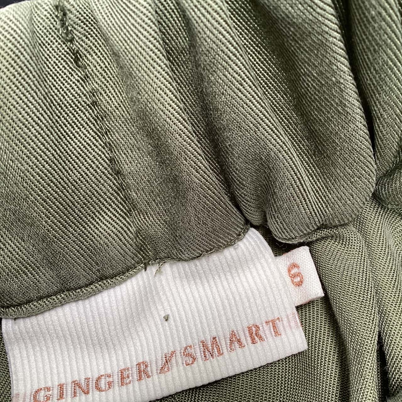 Ginger & Smart Womens Size S Cargo Pants Green (s)