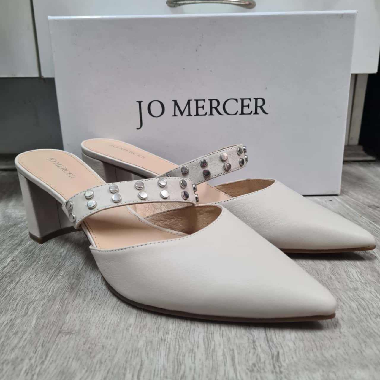 Jo Mercer Bone Leather studded heel(s)
