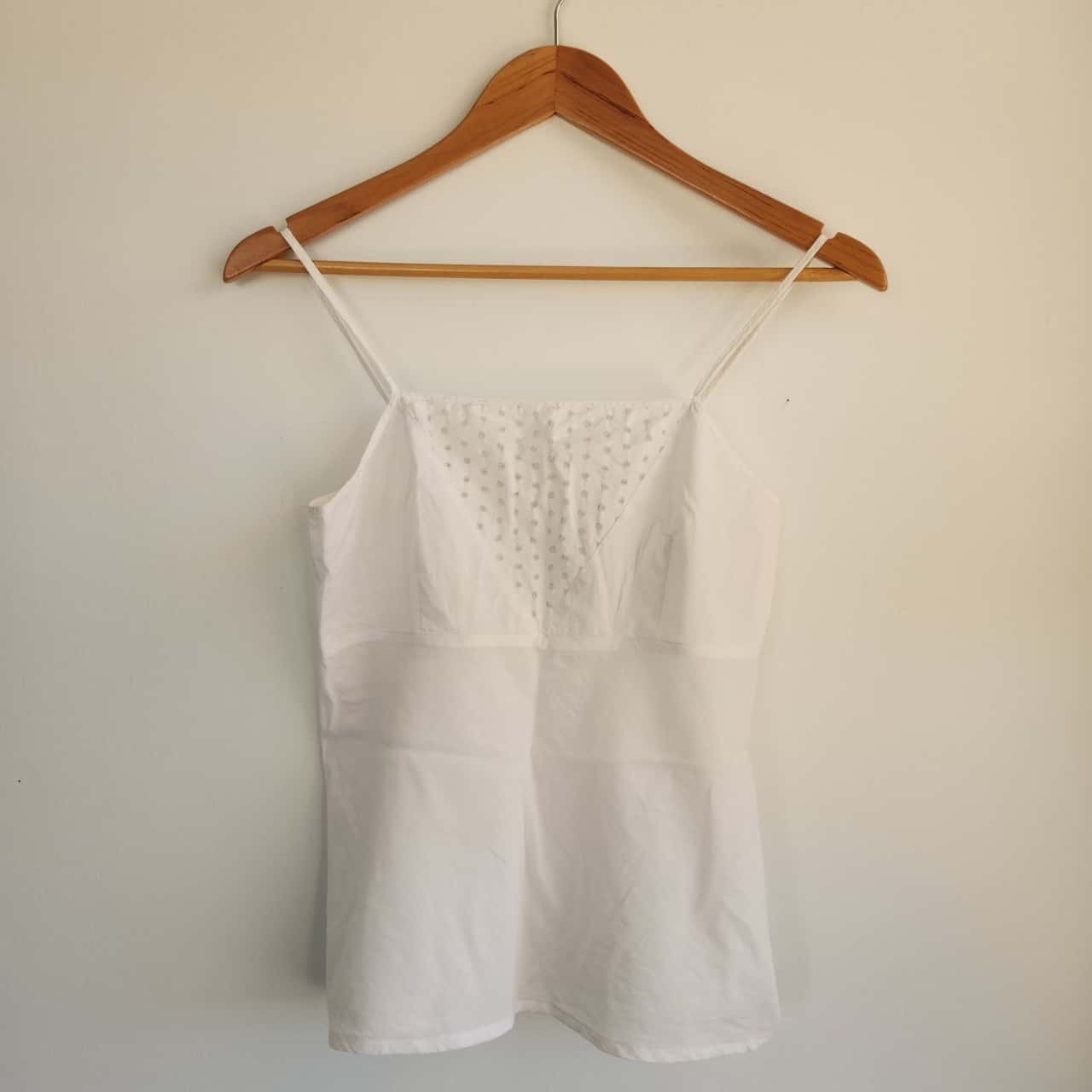 Gorman White Singlet Top Size 8 / S