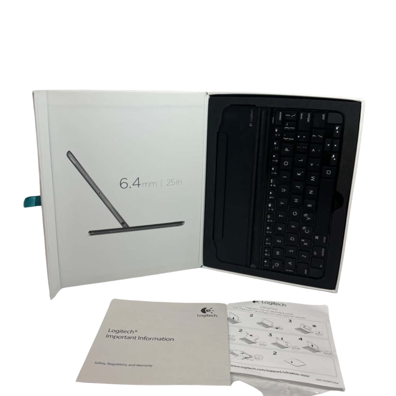 Logitech ultra thin magnetic clip on keyboard cover