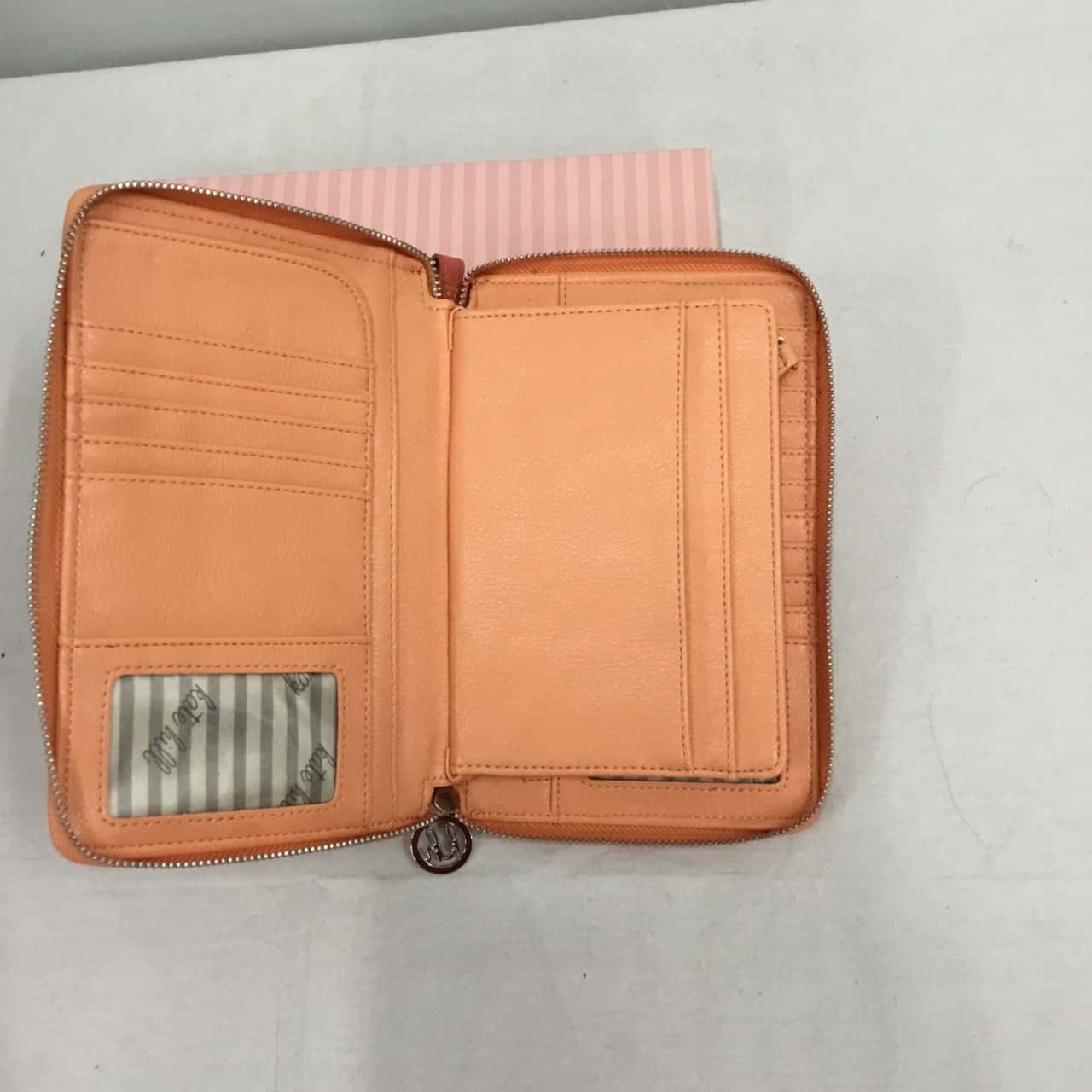 Kate Hill Coral Clutch Purse