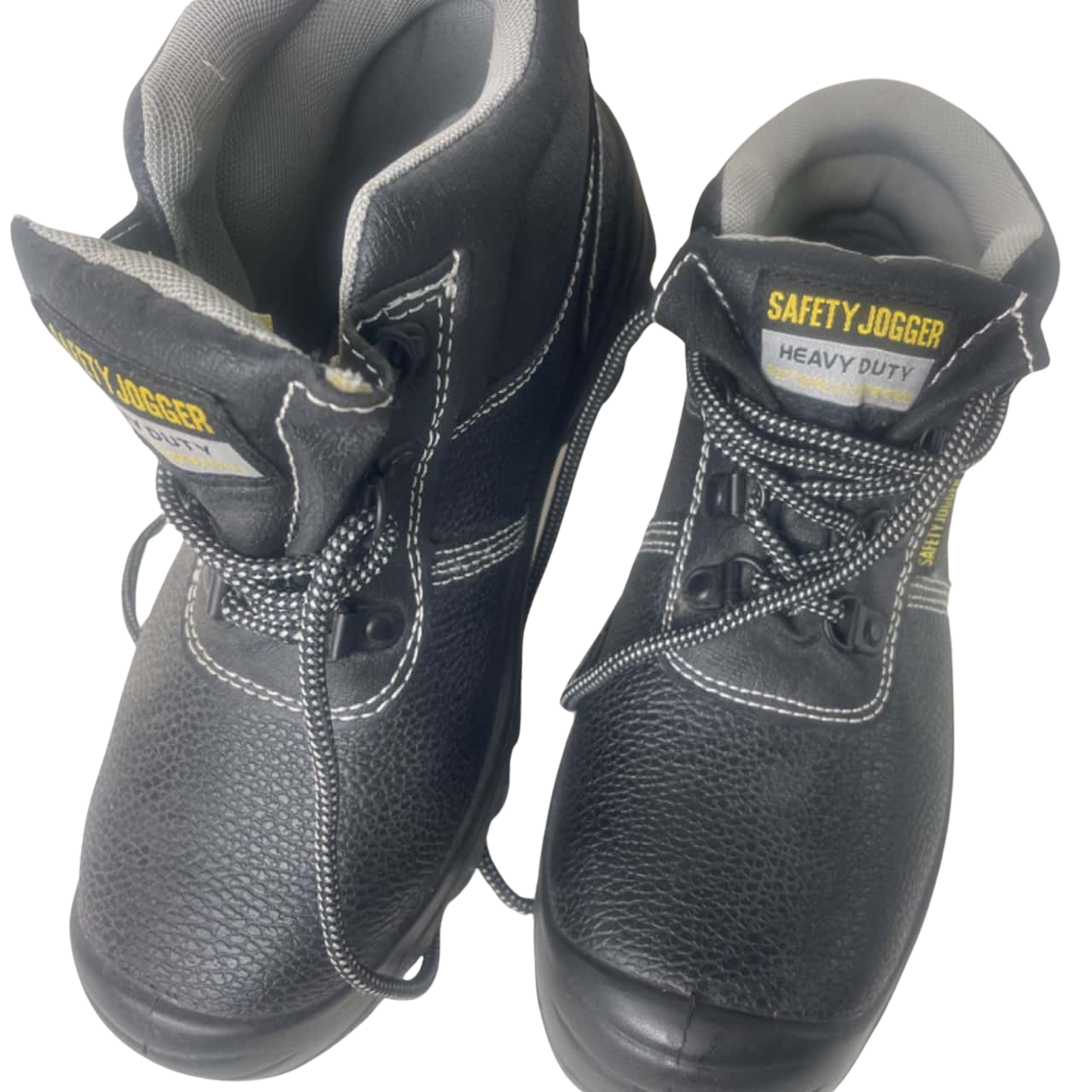 Unisex Work Steel Toe Boots Size 38 Black