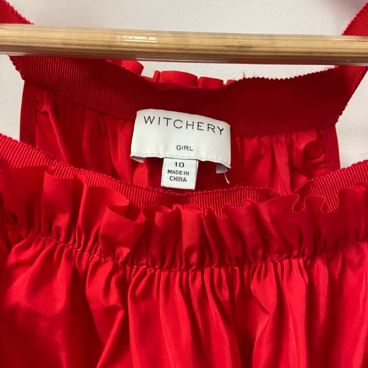 Witchery Kids Size 10 Dresses & Skirts Red (s)