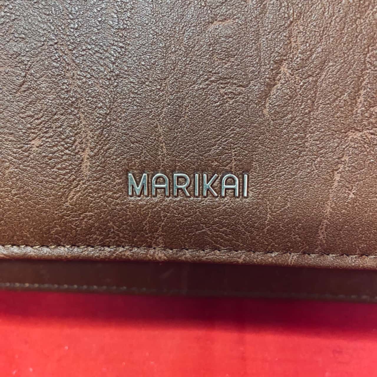 Marikai Womens Clutch / Cross Body Bag Brown PETA Approved (s)