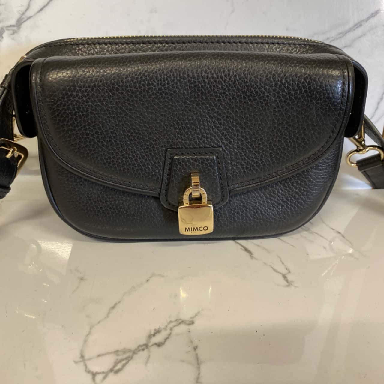 Mimco Womens Cross Body Bag Black (s)