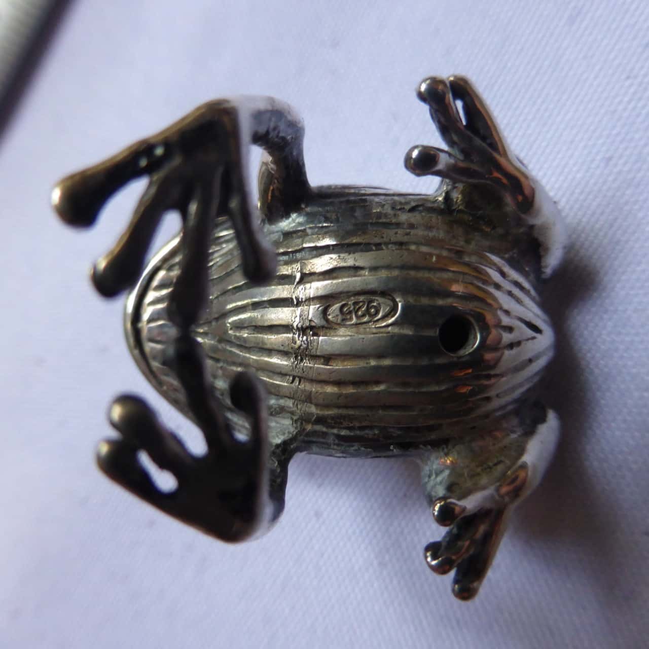 Silver Marked 925 Frog (s)