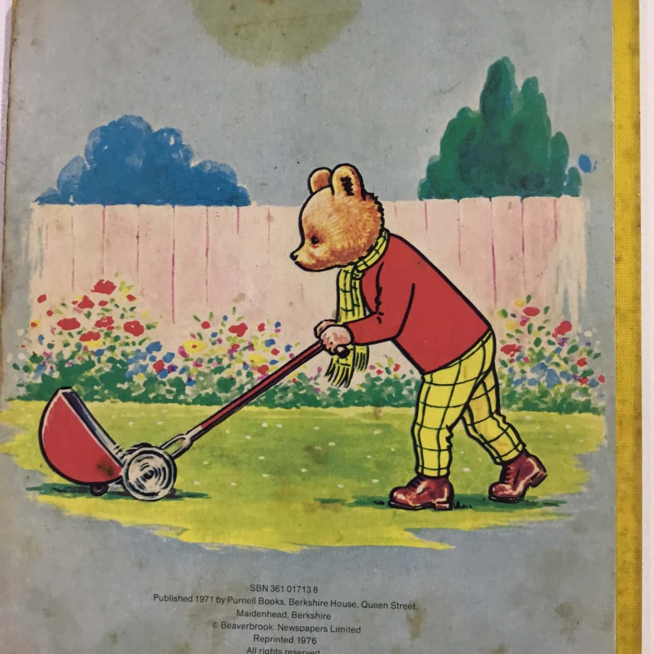 Vintage Rupert Helps Out Book