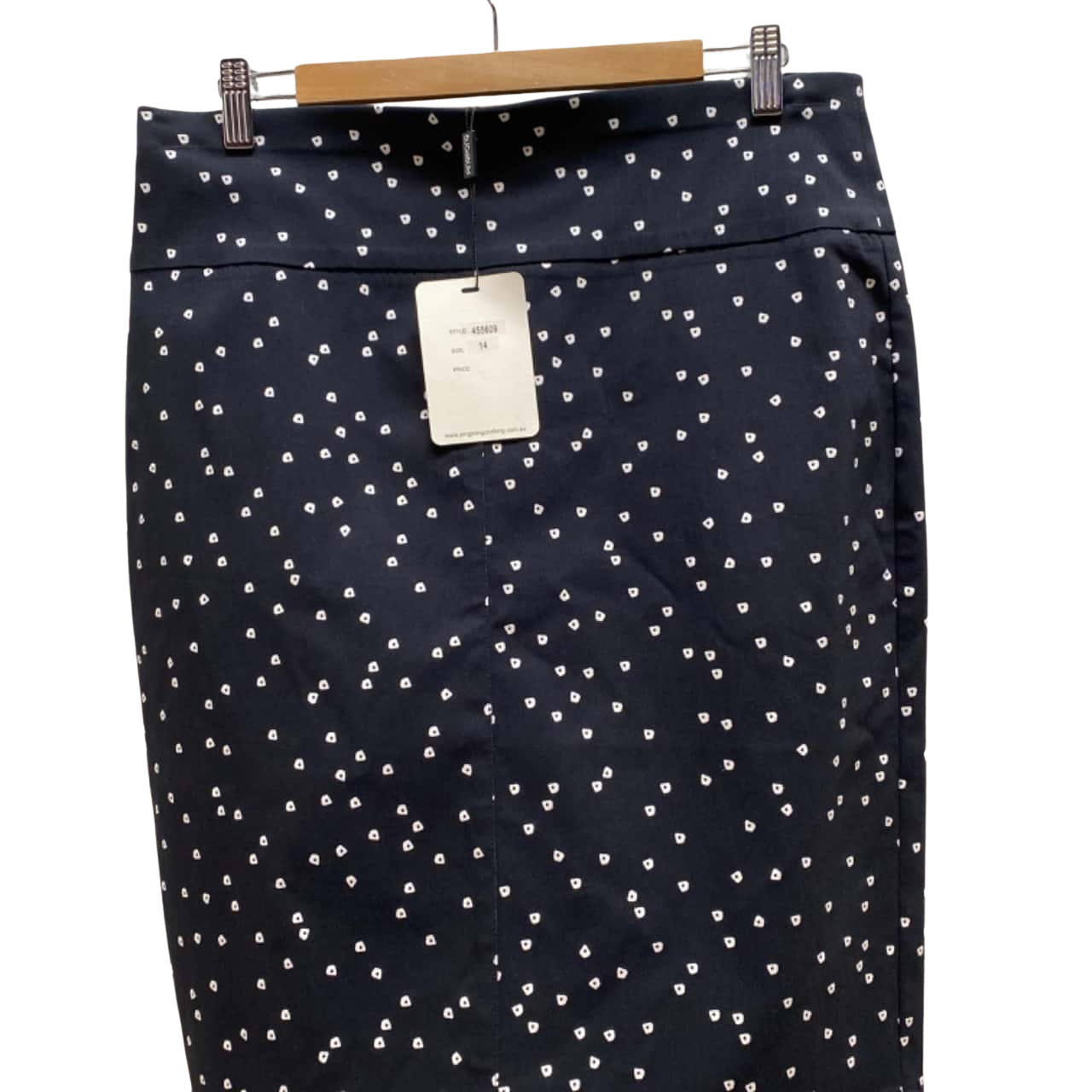 pingpong Womens Black Pattern Skirt