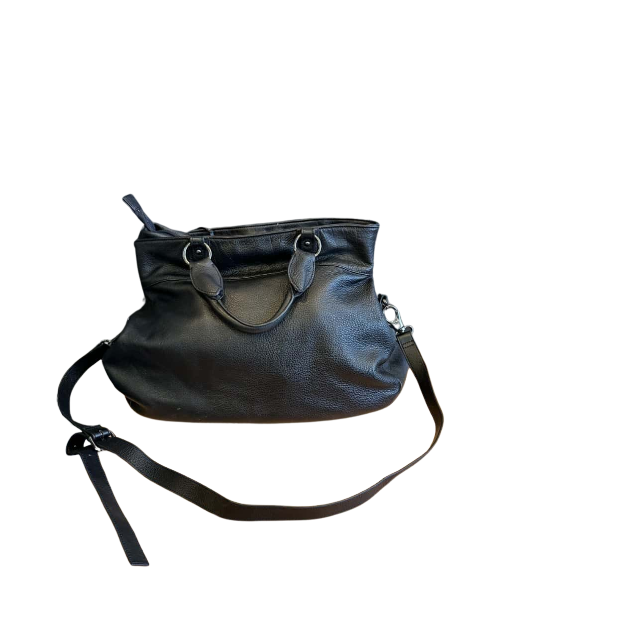 Jigsaw Women's Leather Handbag Black (s) - Used Very Good | Salvos Stores