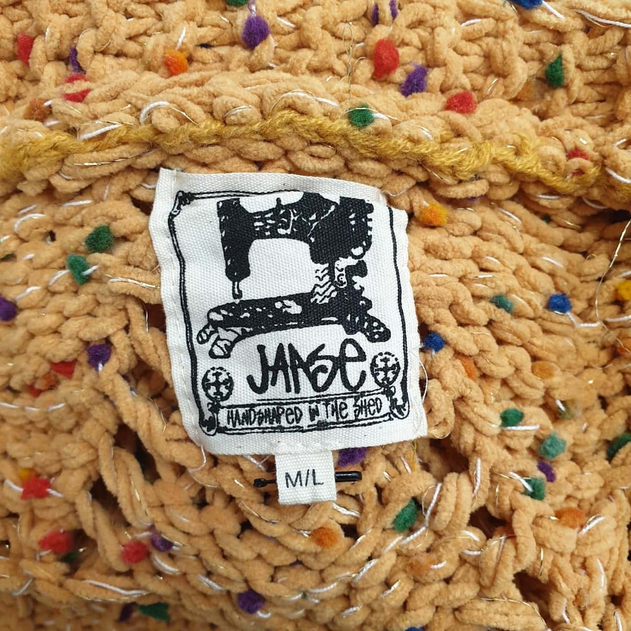 Jaase Gorgeous Womens Caramel & Multi Coloured Thread Chenille Long ...