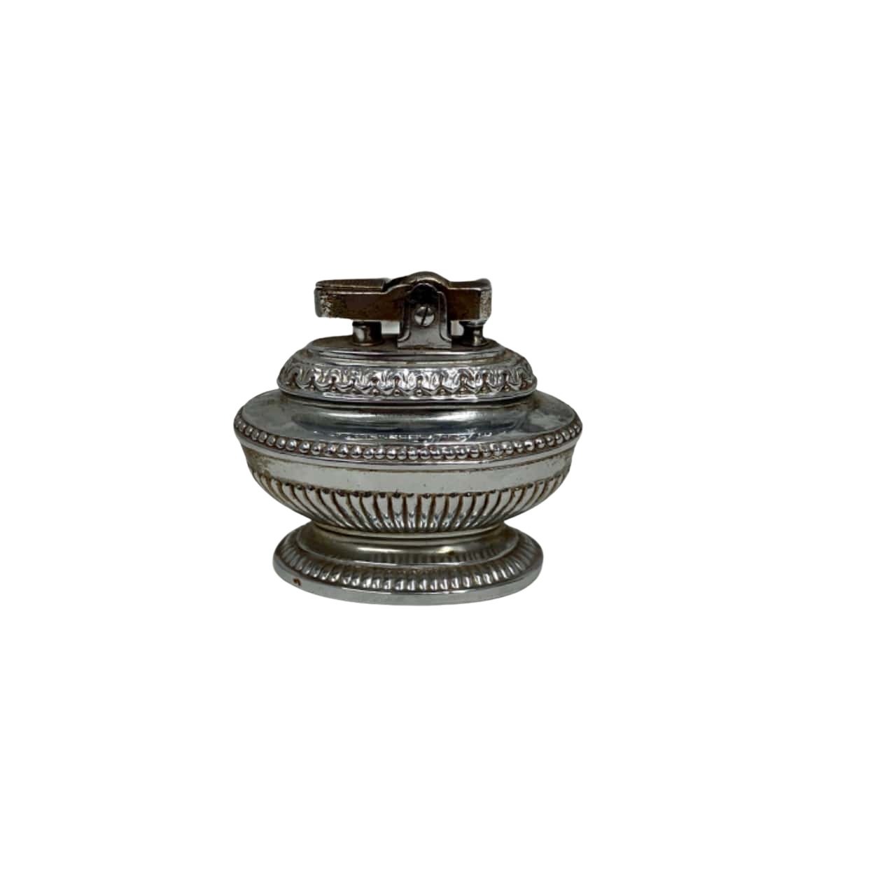 Vintage Ronson Queen Anne silver-plated table lighter(s)