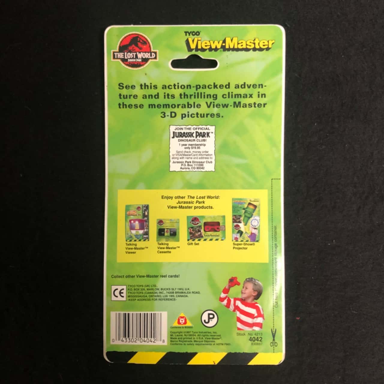 1997 View-Master Reel: Jurassic Park The Lost World(s)