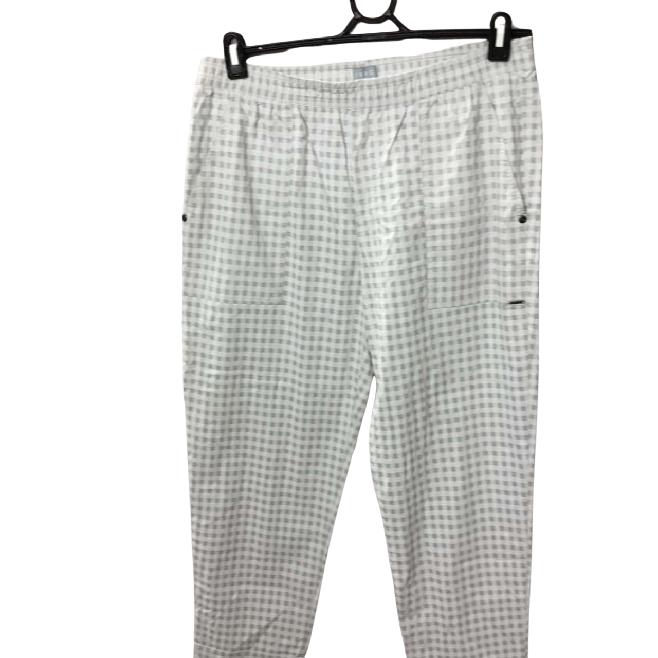 Women’s Verge Size 12 Straight Leg Beige / Checked / White (s)