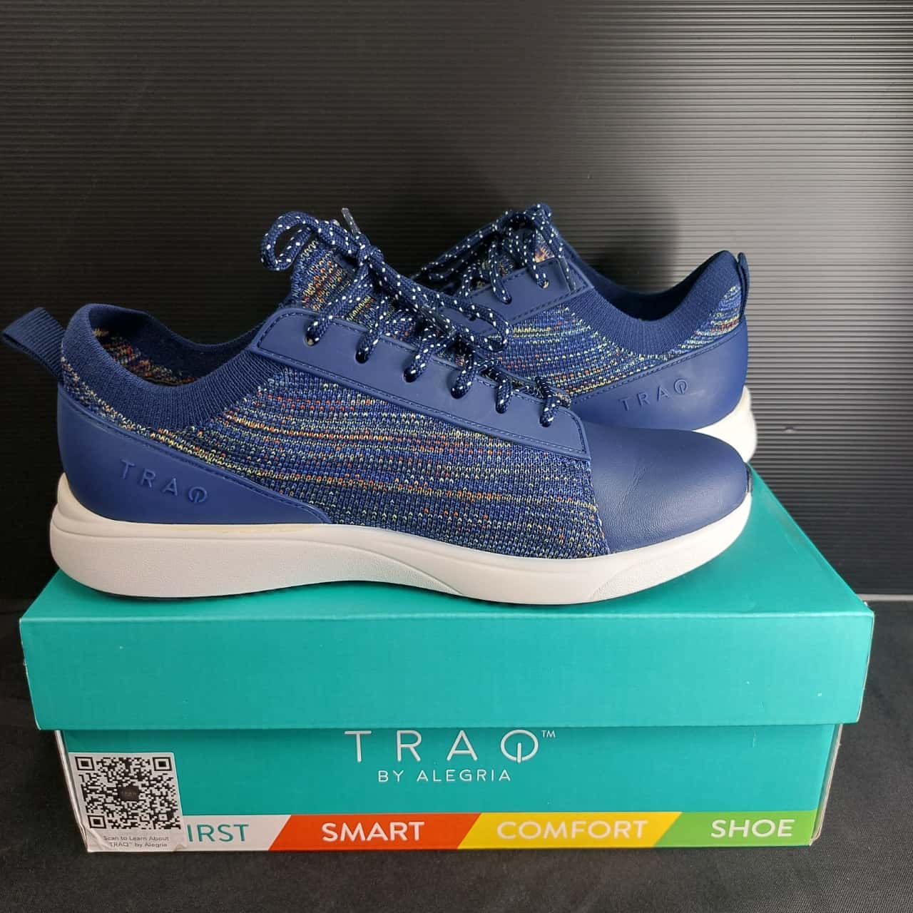 Traq Alegria Womens Size 37 Blue / Multicoloured / White (s)