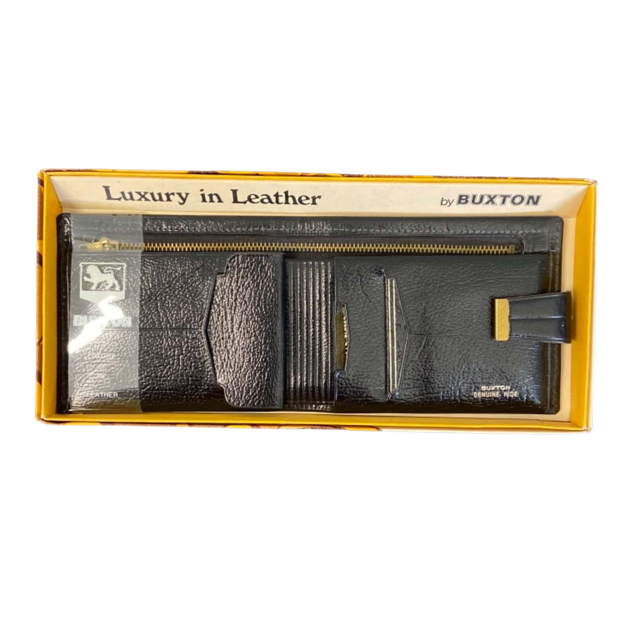Buxton Leather Wallet Black