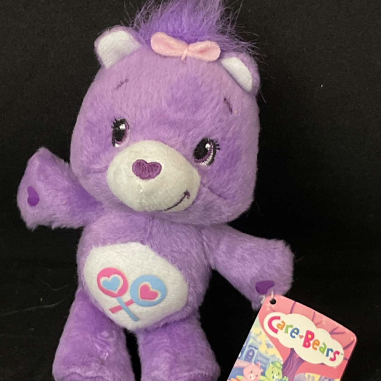 Care Bears Plush Mini 11cm Purple 2007 (b21)(s)