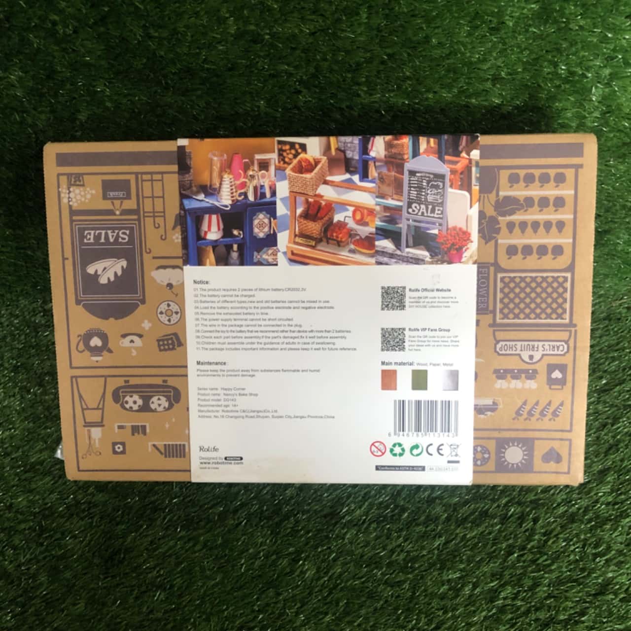 Rolife Nancy's Bake Shop Miniature Dollhouse Kit (New)(s)